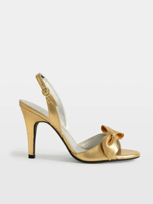 Zadig&Voltaire Zv Elegant Metallic Sandals - Gold