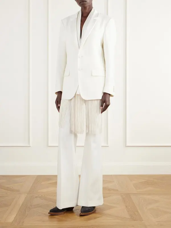 Gabriela Hearst Ivy Wool-woven Blazer