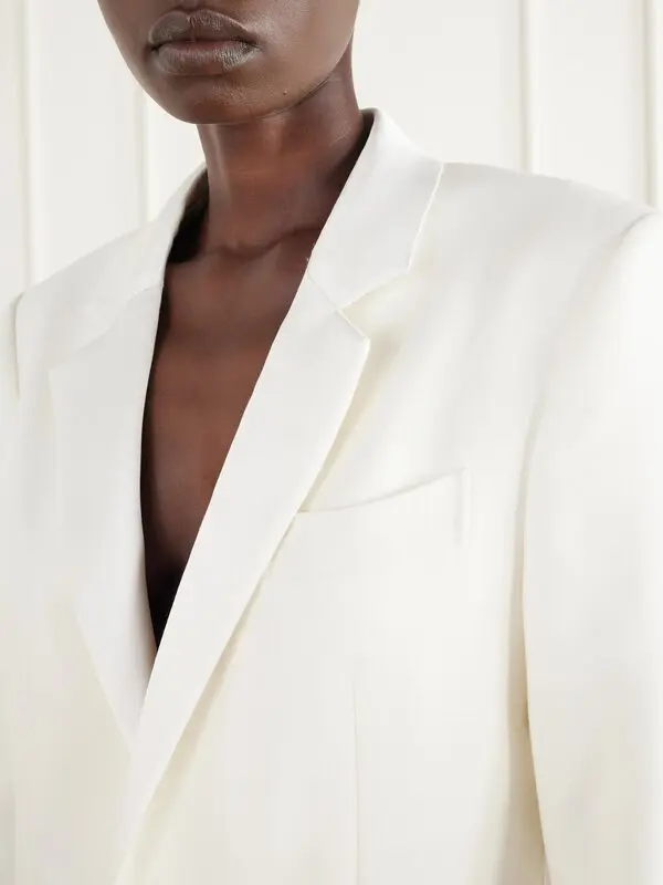 Gabriela Hearst Ivy Wool-woven Blazer