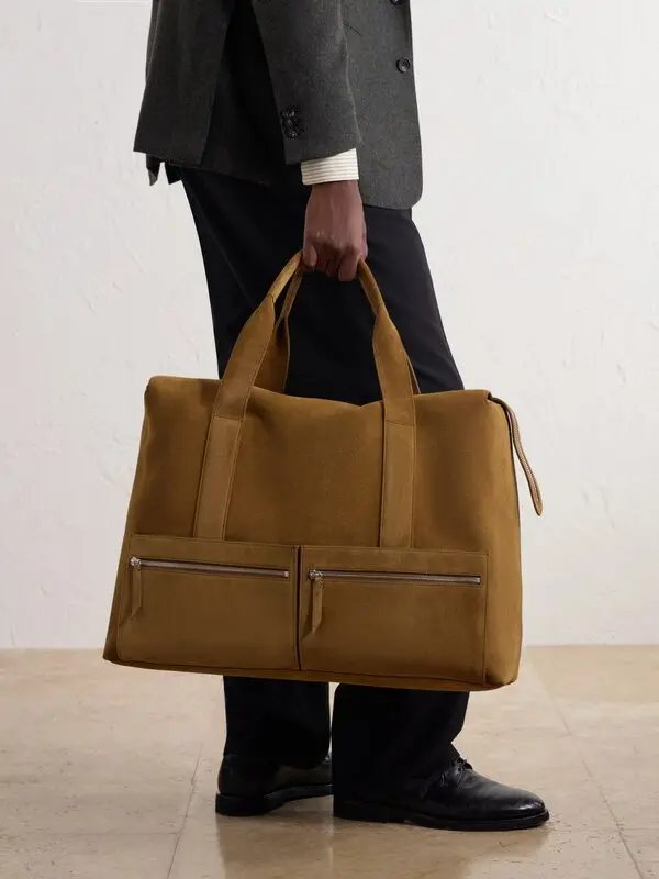 METIER Racer 53 Suede Weekend Bag - Brown