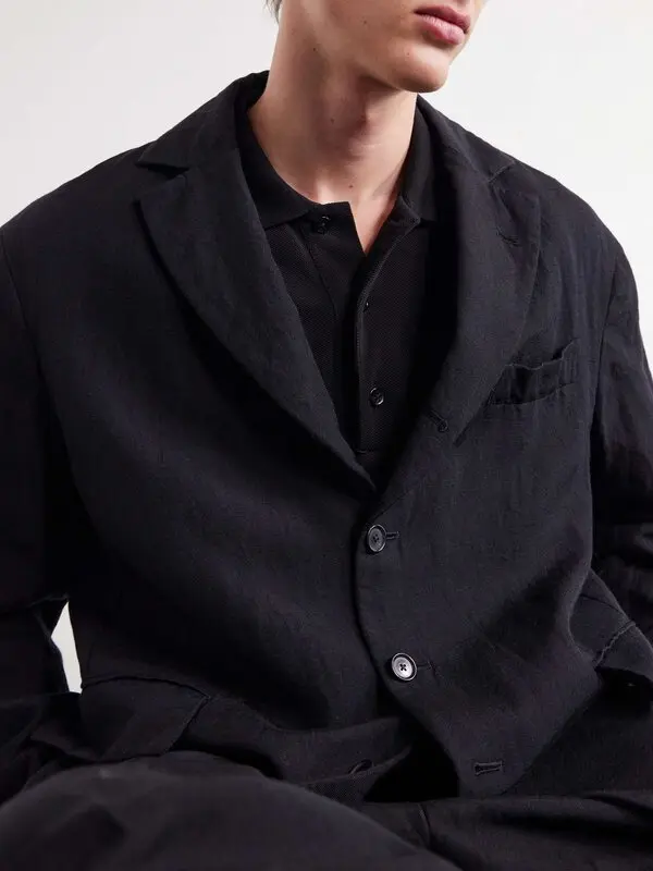 KAPTAIN SUNSHINE Cashmere And Linen-blend Gabardine Suit Jacket