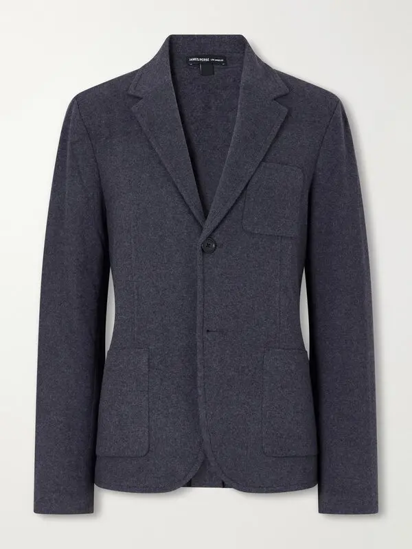 JAMES PERSE Cotton-blend Felt Suit Jacket