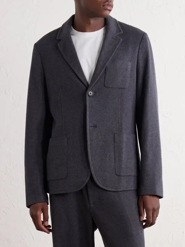 JAMES PERSE Cotton-blend Felt Suit Jacket