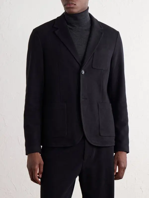 JAMES PERSE Cotton-blend Felt Suit Jacket