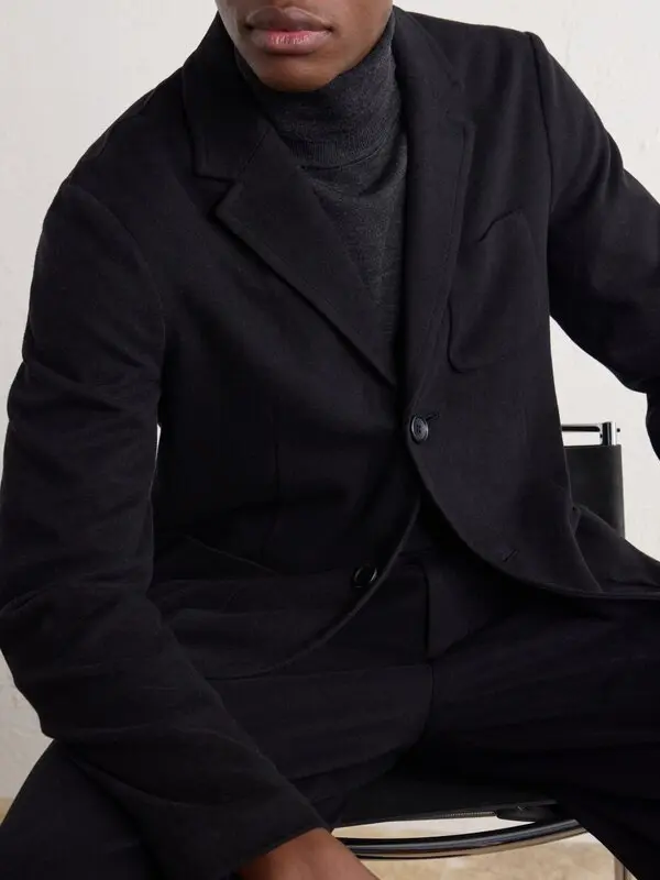 JAMES PERSE Cotton-blend Felt Suit Jacket