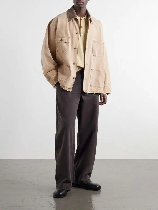 John Elliott Desert Snow Distressed Denim Jacket