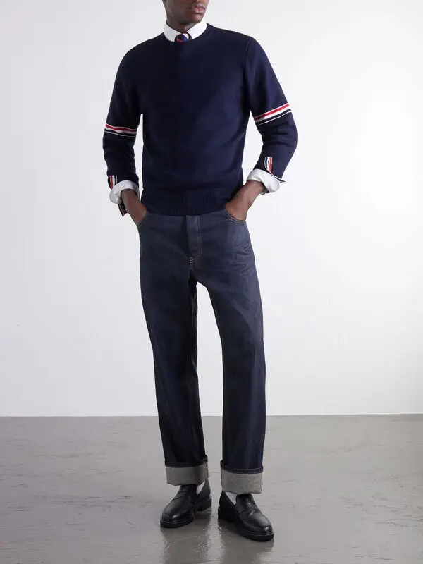 Thom Browne Striped Cotton Sweater
