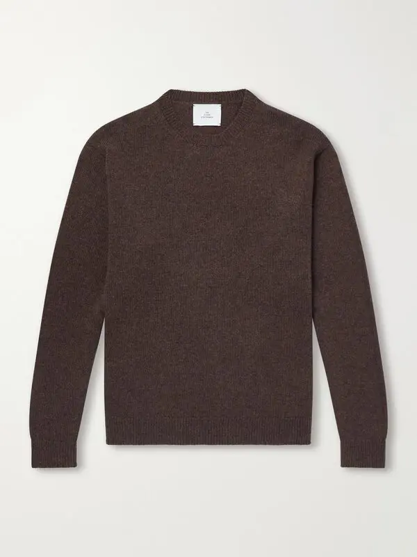 THE ELDER STATESMAN Statesman Cashmere Sweater - Brown