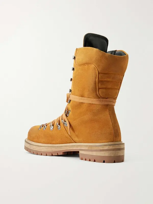 424 Corduroy-effect Suede Hiking Boots