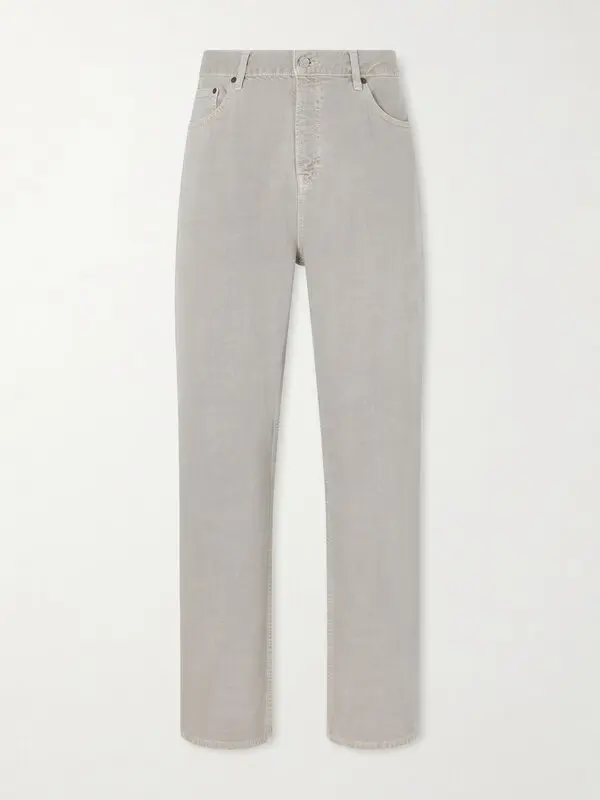 FRAME The Relaxed Straight-leg Jeans - Neutrals