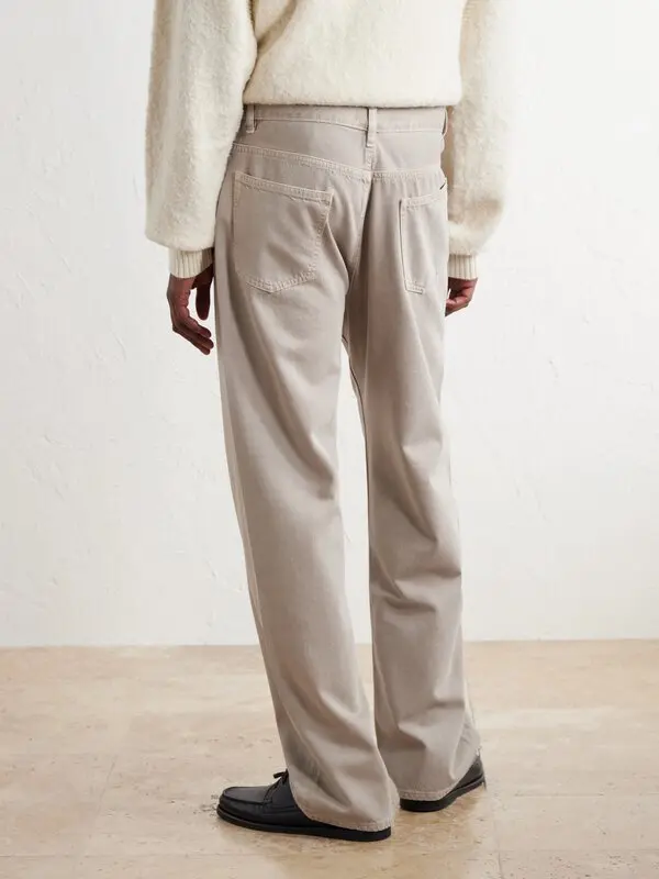 FRAME The Relaxed Straight-leg Jeans - Neutrals