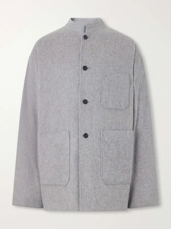 KAPTAIN SUNSHINE Brushed Wool And Cashmere-blend Flannel Jacket
