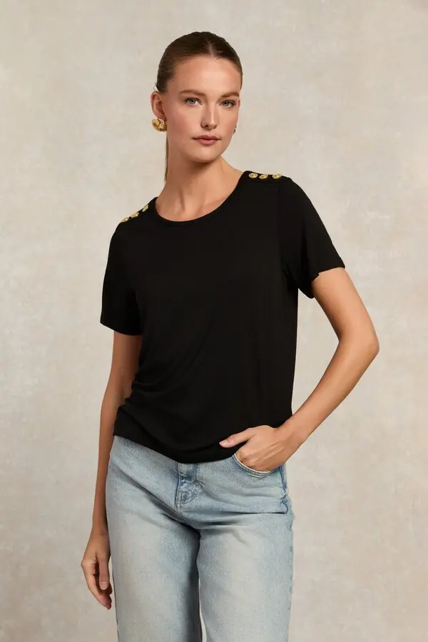 Holland Cooper Relax Fit Crew Neck Tee