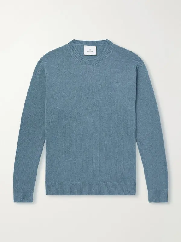 THE ELDER STATESMAN Statesman Cashmere Sweater - Blue