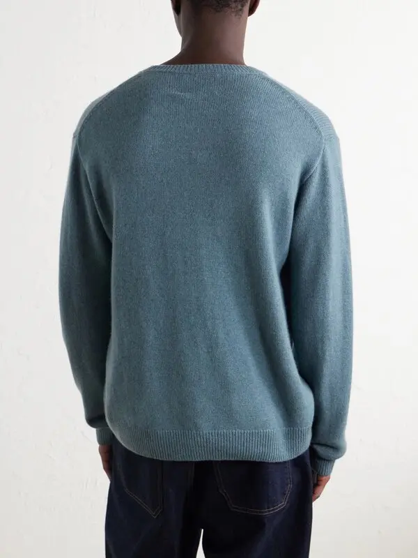 THE ELDER STATESMAN Statesman Cashmere Sweater - Blue