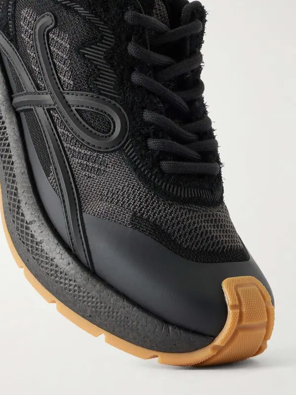 Loewe Pogo Rubber-trimmed Mesh Sneakers