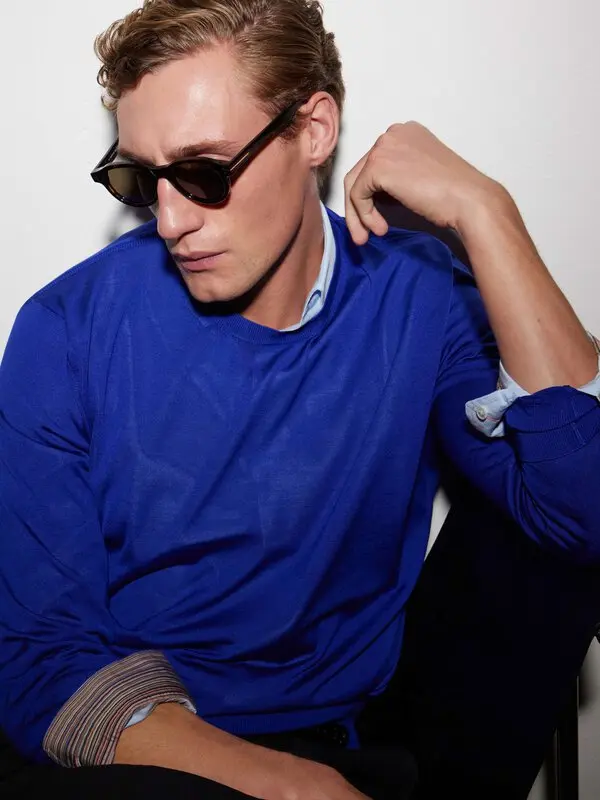 TOM FORD Oliver 02 Round-frame Acetate Sunglasses