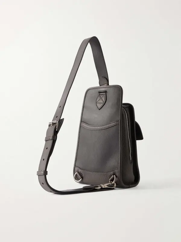 Berluti Périple Logo-debossed Scritto Full-grain Leather Pouch