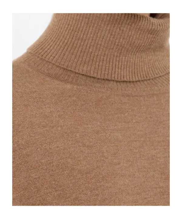 Max Mara Ribbed Turtleneck Knitted Sweater