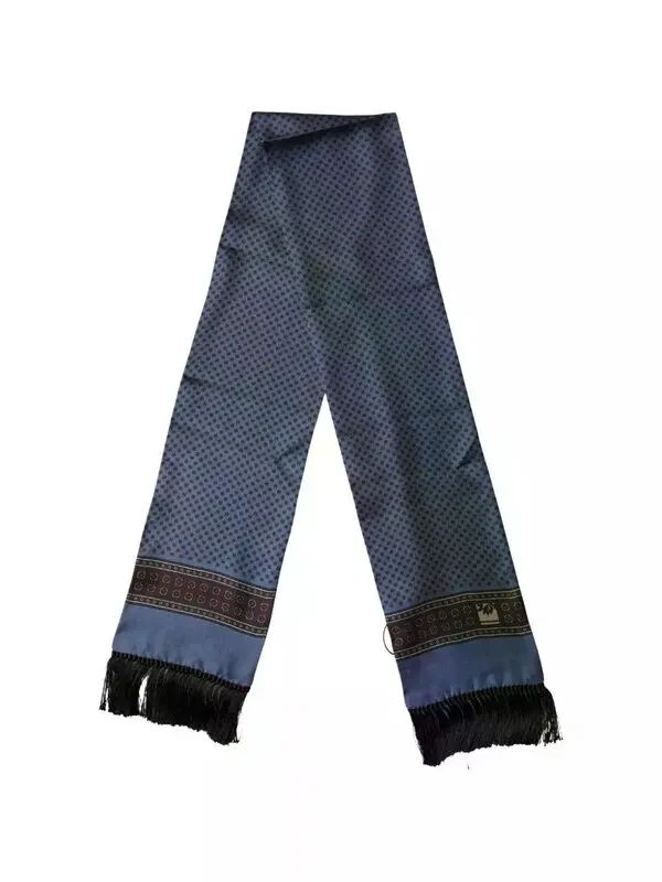 Dolce & Gabbana Geometric-print Fringed Scarf