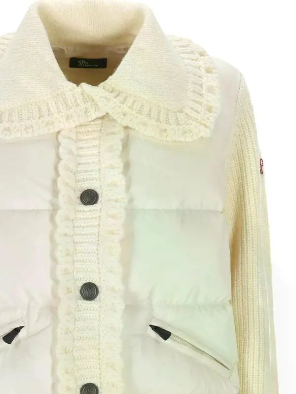 Moncler Quilted Panelled Sweater