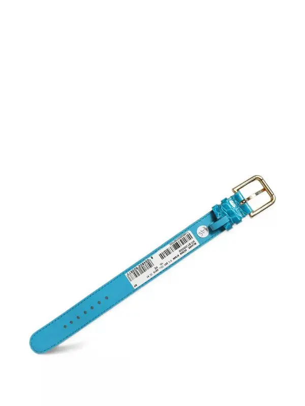 Dolce & Gabbana Crocodile-effect Leather Bracelet