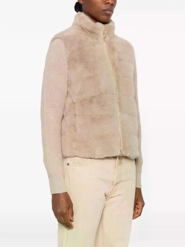 DUNO Faux-fur Panelled Jacket