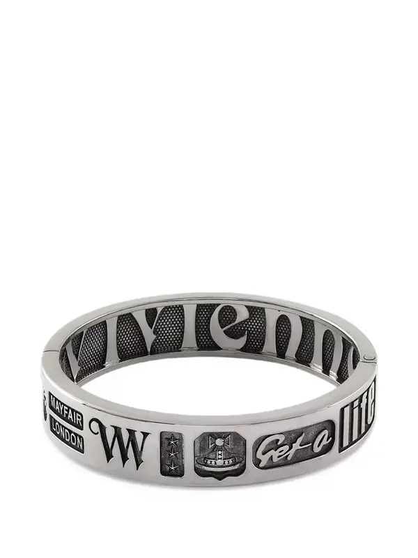 VIVIENNE WESTWOOD Lancelot Bangle - Silver