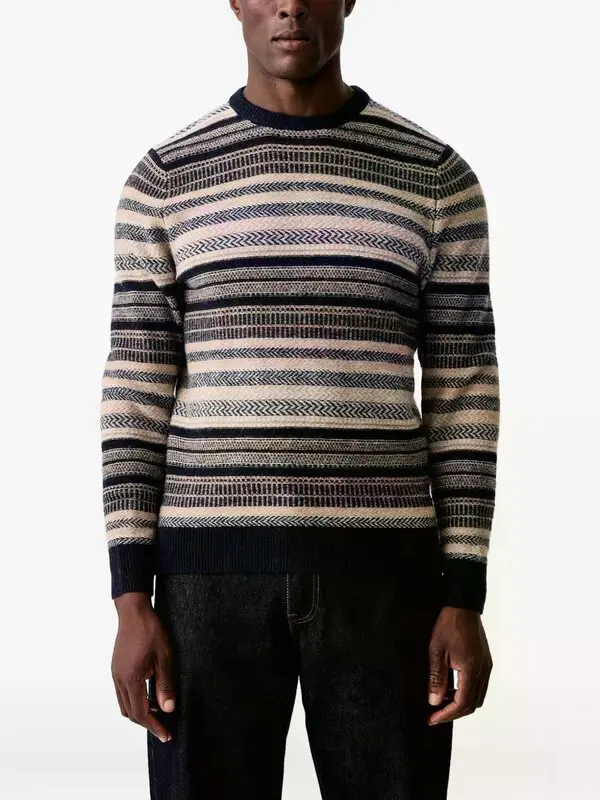 Barbour Highsted Fair Isle Crew Neck Jumper