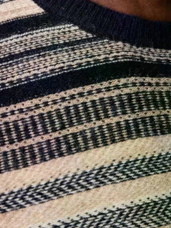 Barbour Highsted Fair Isle Crew Neck Jumper