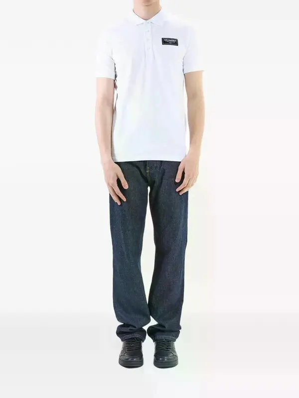 Karl Lagerfeld Logo-patch Polo Shirt