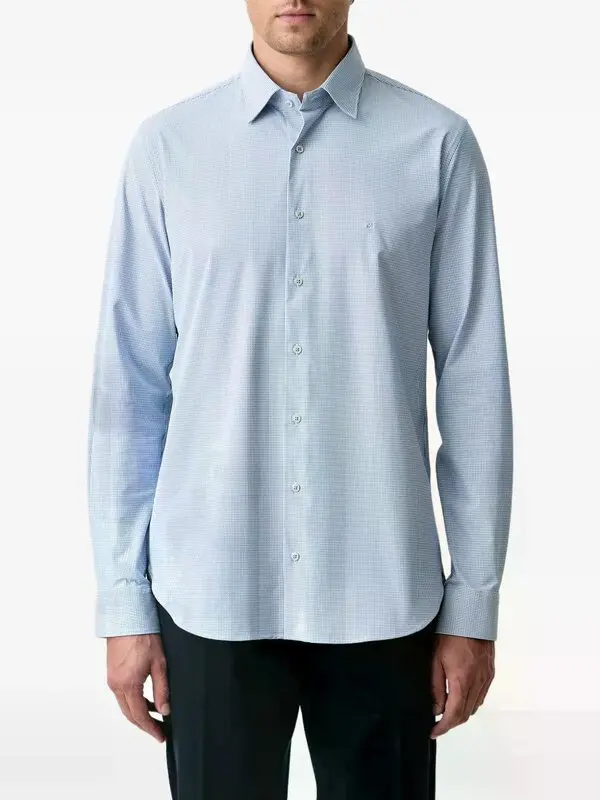 Michael Kors Gingham Long-sleeve Shirt