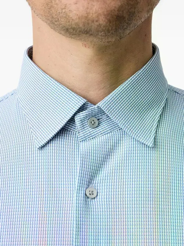 Michael Kors Gingham Long-sleeve Shirt