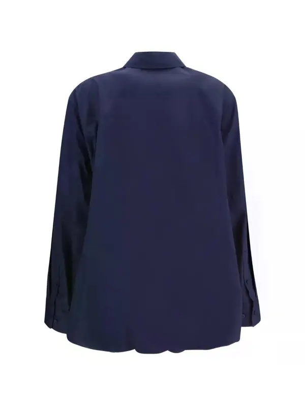 Loewe Balloon Embroidered-logo Shirt - Blue