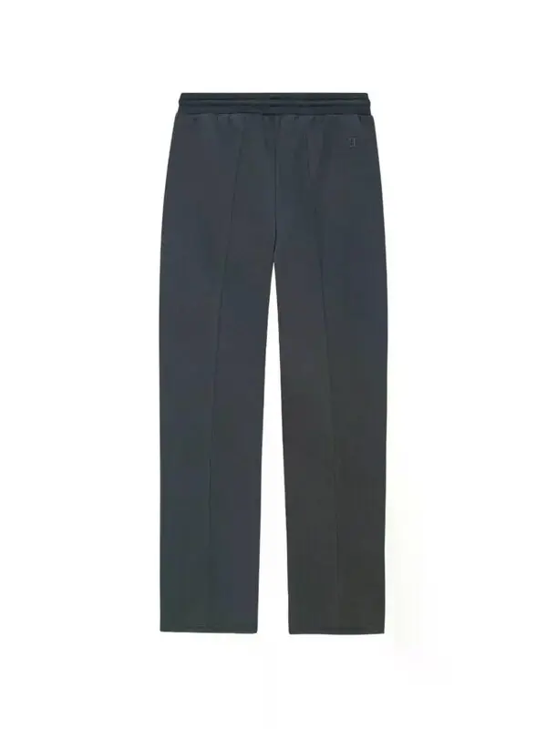 LES DEUX Logo-print Pin-tuck Track Pants