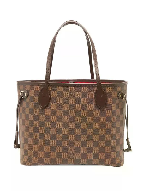 LOUIS VUITTON 2021-2026 Damier Ebene Neverfull Pm Tote Bag