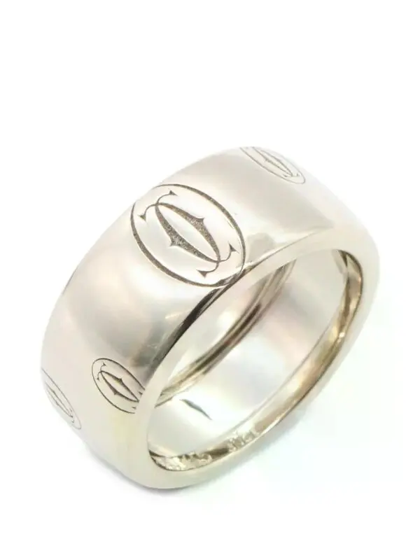 Cartier 2010s Happy Birthday Logo-engraved Ring