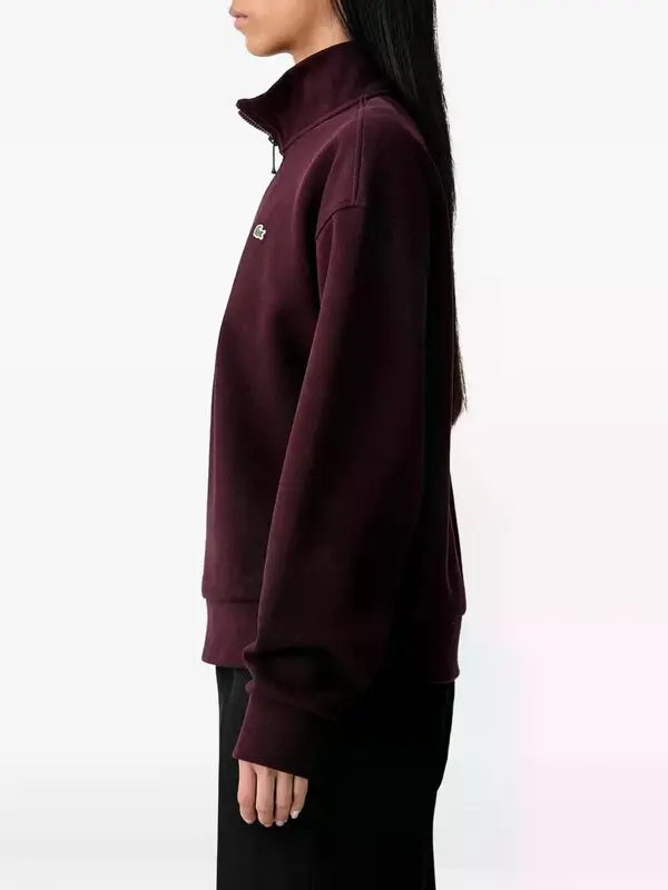 Lacoste Zip-up Piqué Sweatshirt