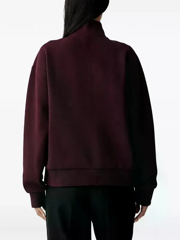 Lacoste Zip-up Piqué Sweatshirt