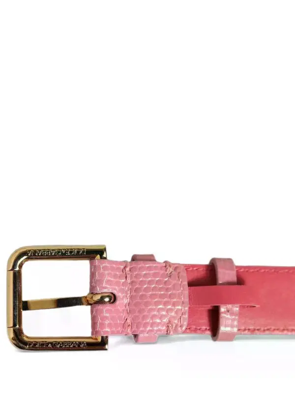 Dolce & Gabbana Textured Leather Bracelet