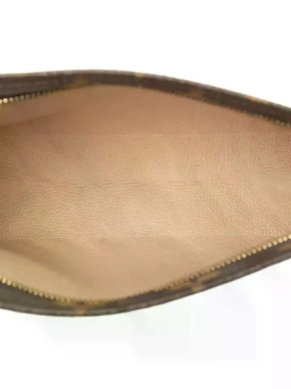 LOUIS VUITTON 2004 Monogram Toiletry Pouch 19 Clutch Bag - Brown