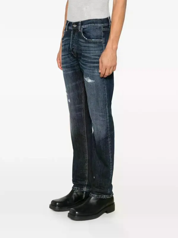 DONDUP Distressed Whiskered Jeans