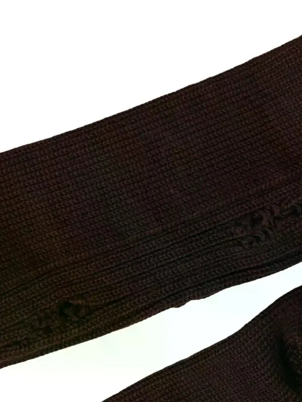 Dolce & Gabbana Distressed Ribbed-knit Socks