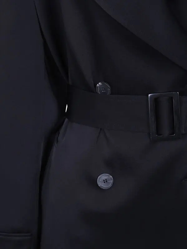 SEMICOUTURE Double-breasted Belted Trench Coat