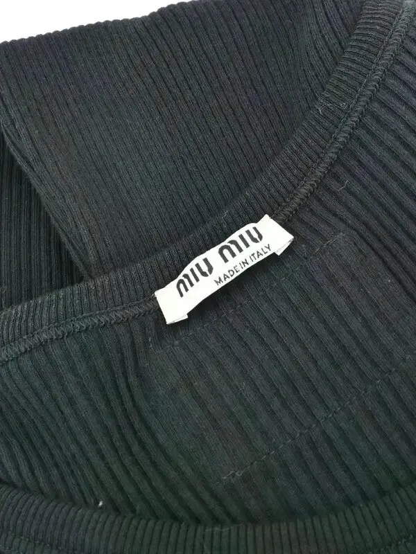Miu Miu 2018 Ribbed Tank Dress