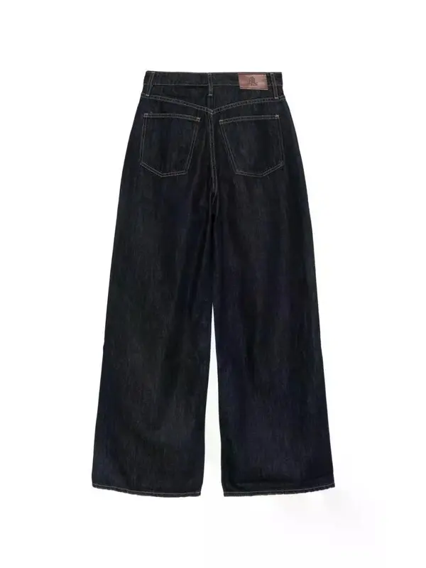 Ralph Lauren Contrast-stitching Wide-leg Jeans