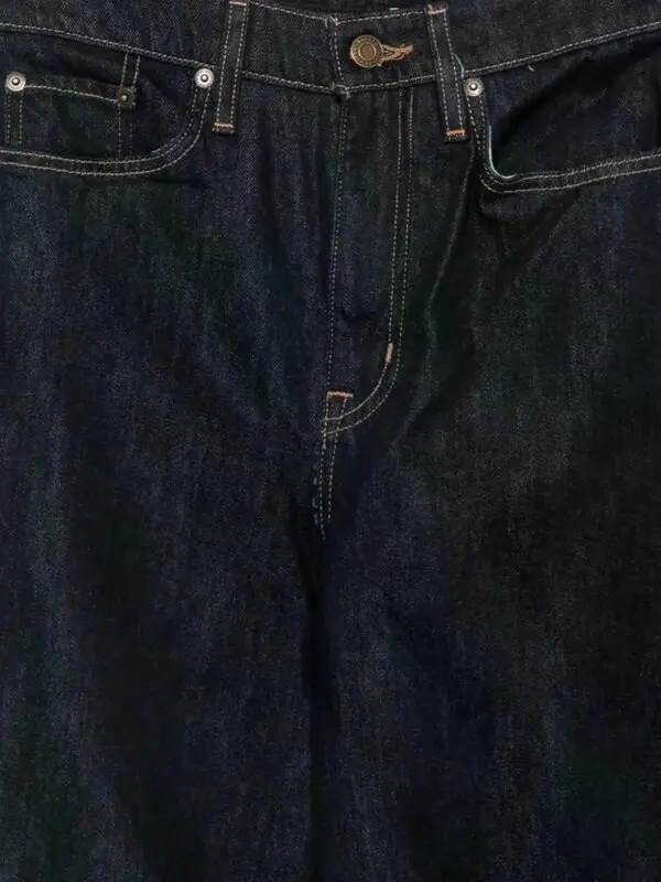Ralph Lauren Contrast-stitching Wide-leg Jeans