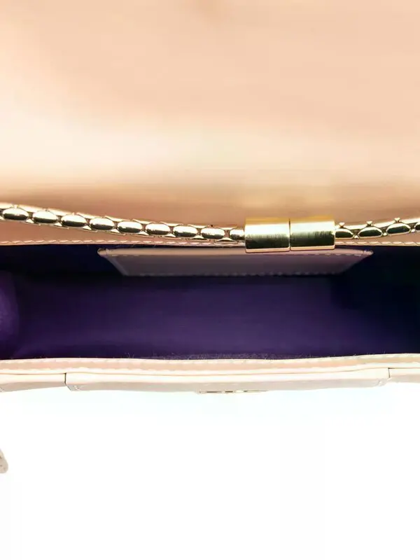 BVLGARI 2000-2010 Small Leather Serpenti Forever Chain Crossbody Bag