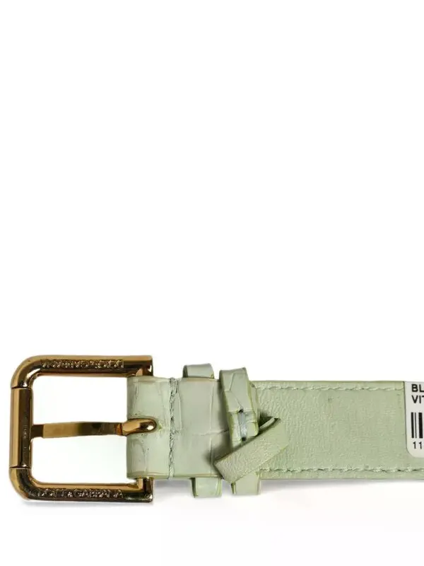 Dolce & Gabbana Textured Leather Bracelet