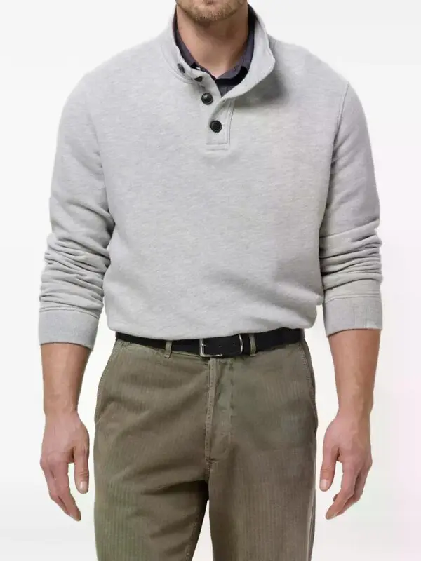 Citizens Of Humanity Button-placket Fleece Sweatshirt